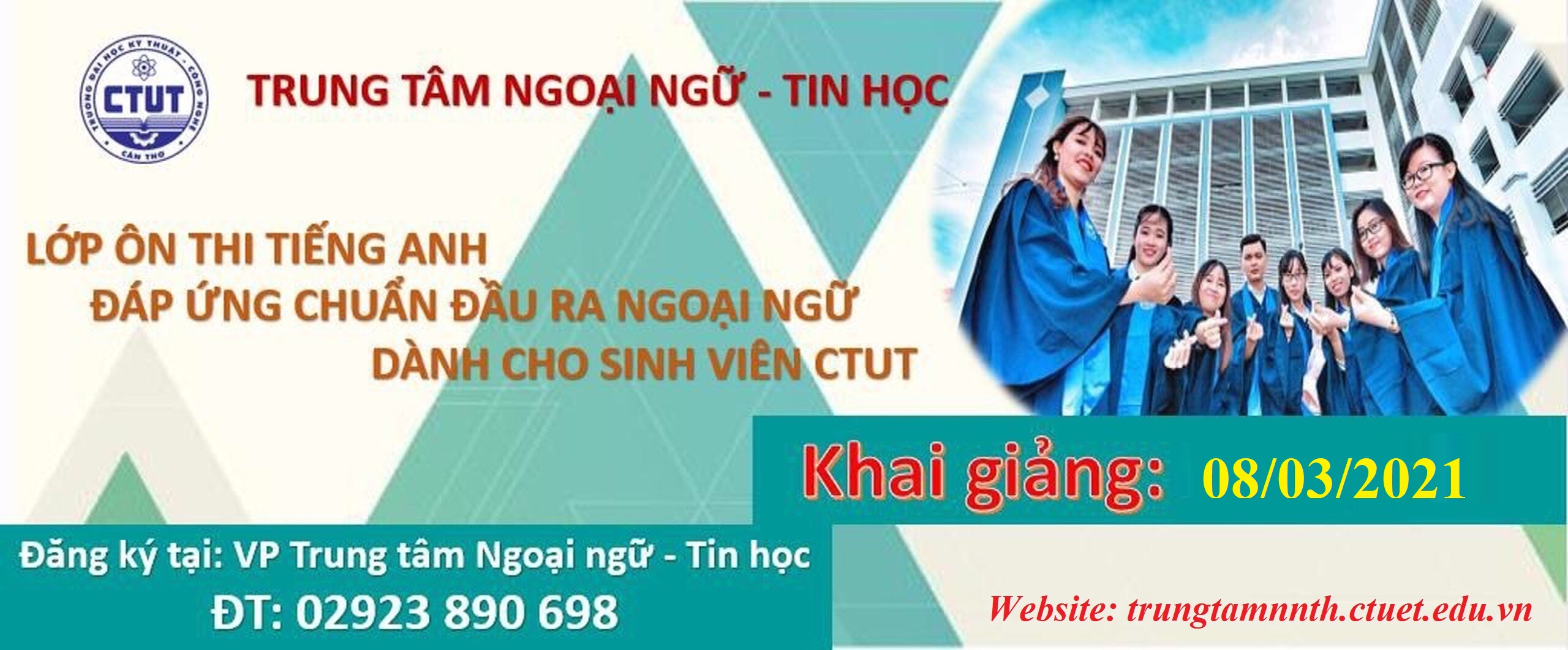 KHAI GIẢNG LỚP ÔN KIỂM TRA CHỨNG NHẬN NĂNG LỰC TIẾNG ANH CTUT KHÓA 6 ...
